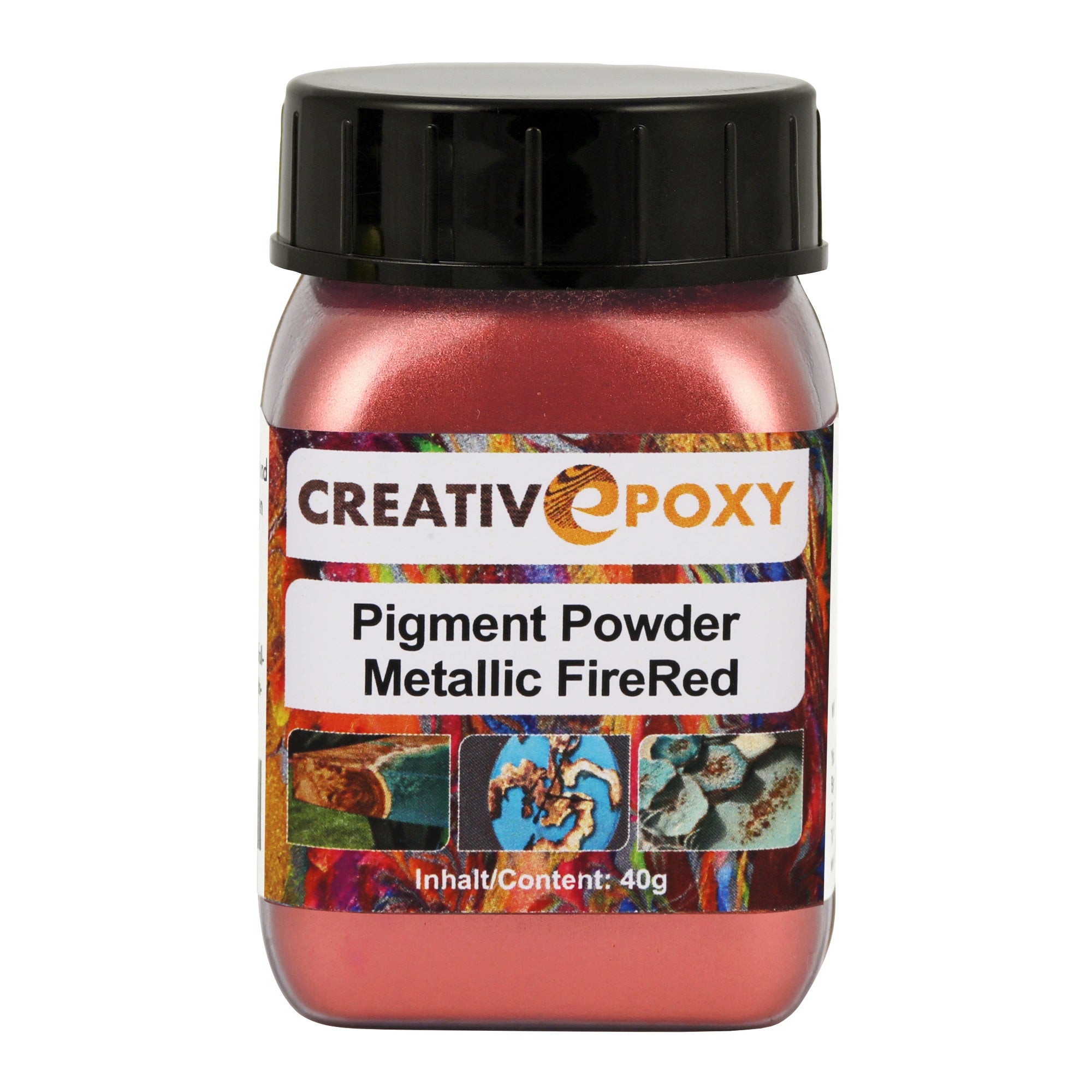 Epoxy Resin Metallic Pigment Fire Red | Buy Now – Creativeepoxy