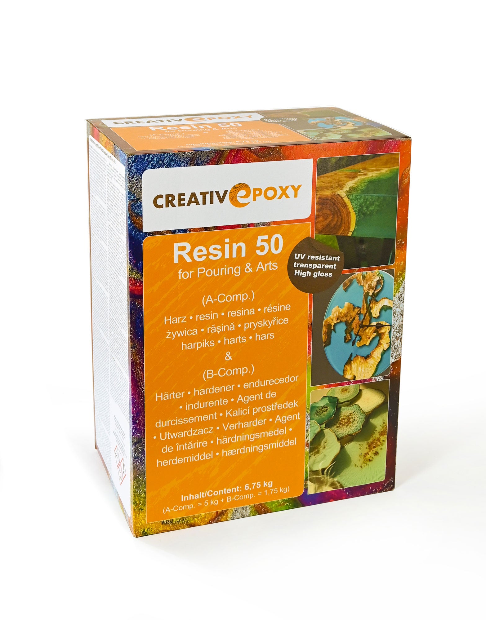 Premium epoxy resin Creativepoxy Resin 50 | Casting resin up to 5cm ...